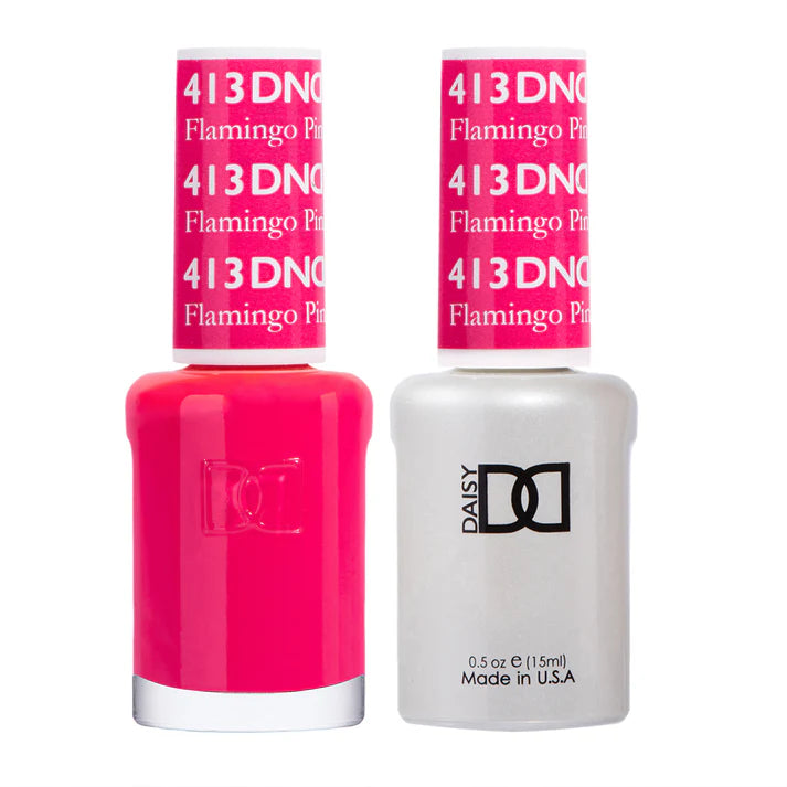 DND DC Duo Gel Flamingo Pink #413 .5 oz. – PinkPro Beauty Supply