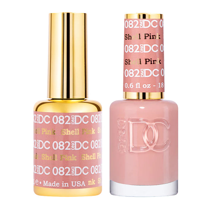 DND DC Duo Shell Pink #082 .6 oz. - PinkPro Beauty Supply