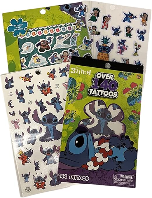 Disney Lilo & Stitch Sticker Book | 4 Sheets | Over 300 Stickers ...