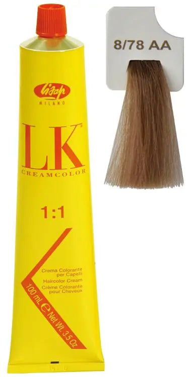 Lisap LK Permanent Color 8/78 - PinkPro Beauty Supply