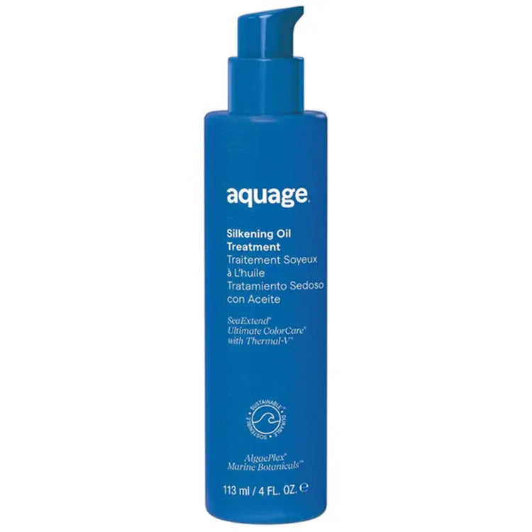 Tratamiento de aceite sedoso Aquage de 113 ml - PinkPro Beauty Supply