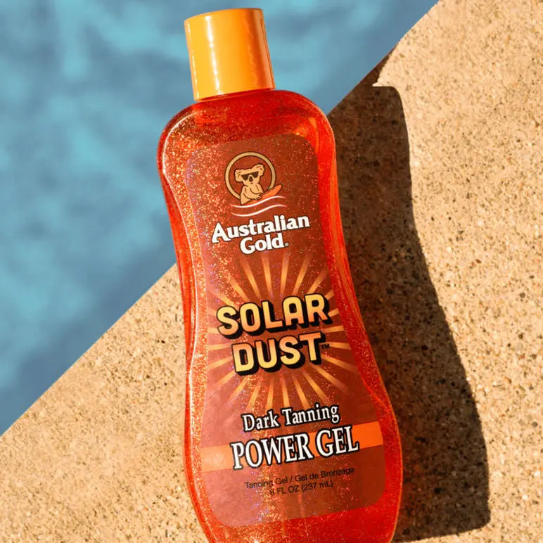 Australian Gold Solar Dust Dark Tanning Power Gel 8 oz. - PinkPro ...