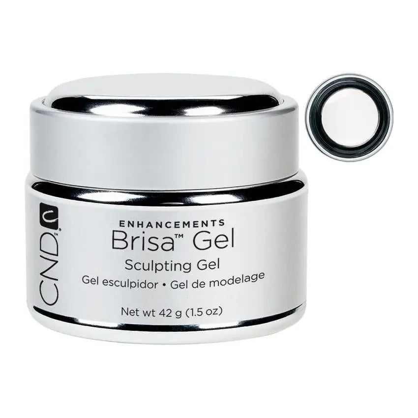CND Brisa Sculpting Gel Pure White: Opaque - PinkPro Beauty Supply