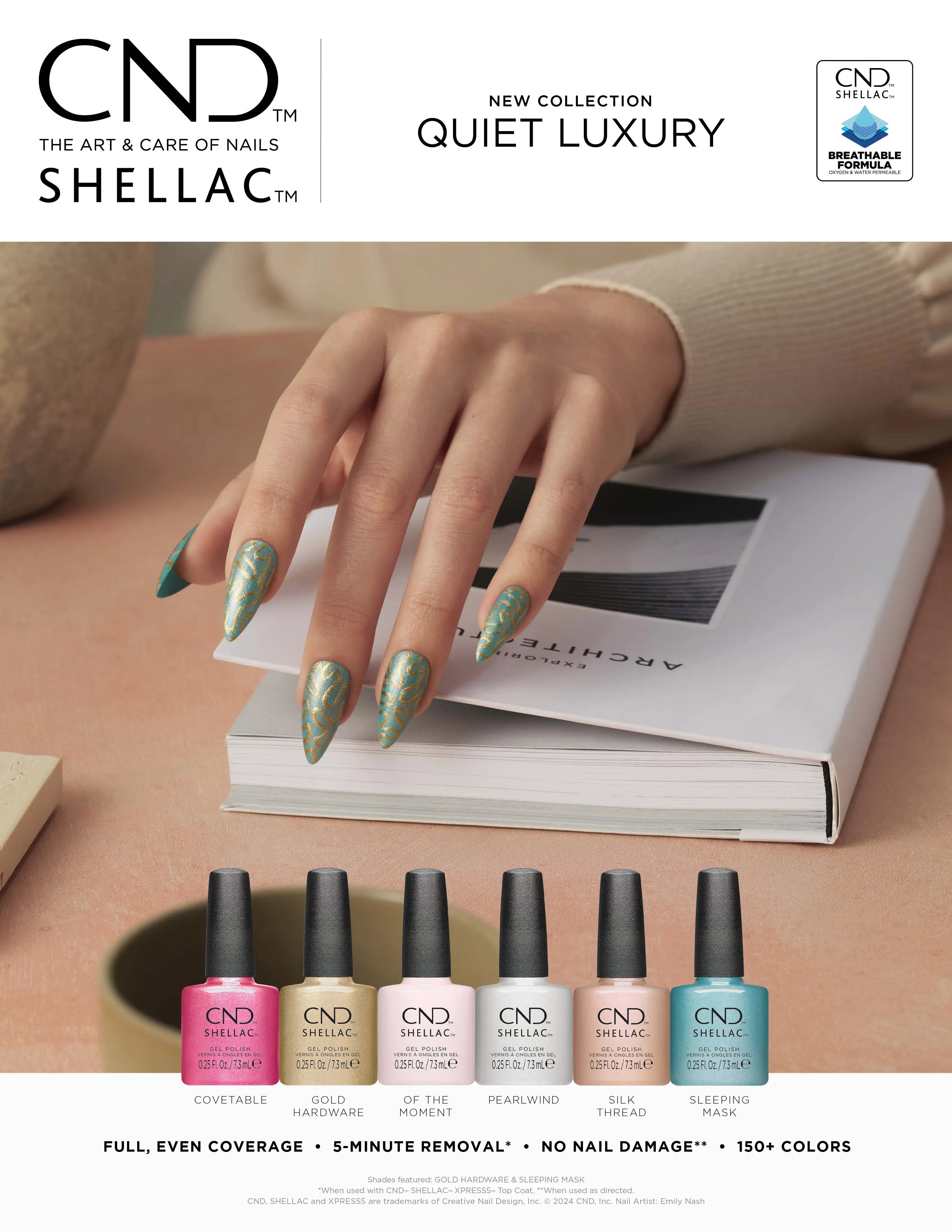 CND Shellac Quiet Luxury Collection Pearlwind #494 - PinkPro Beauty ...