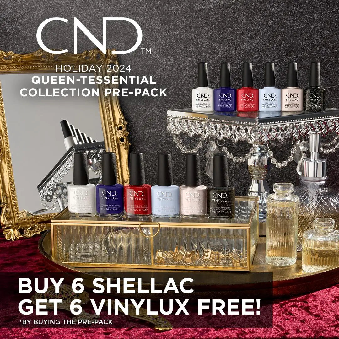 CND Vinylux & Shellac Queen-tessential Collection Mixed Pre-Pack ...