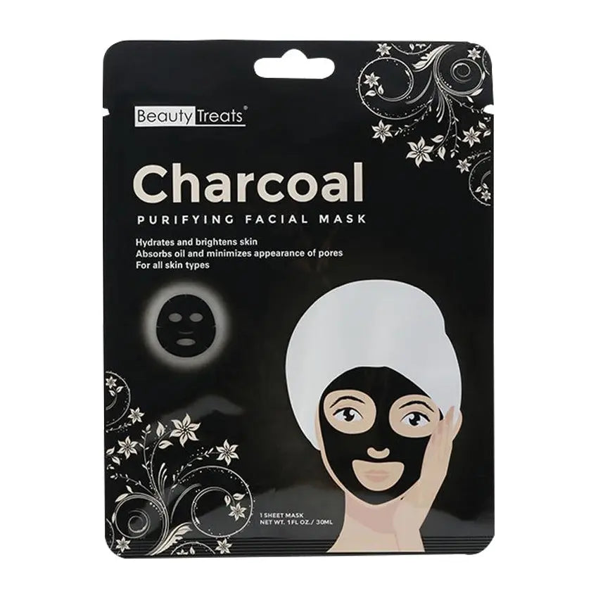 Charcoal Purifying Facial Mask - PinkPro Beauty Supply