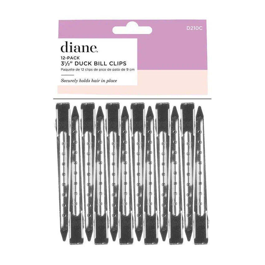 Diane Duck Bill Clips 12 Pack - PinkPro Beauty Supply
