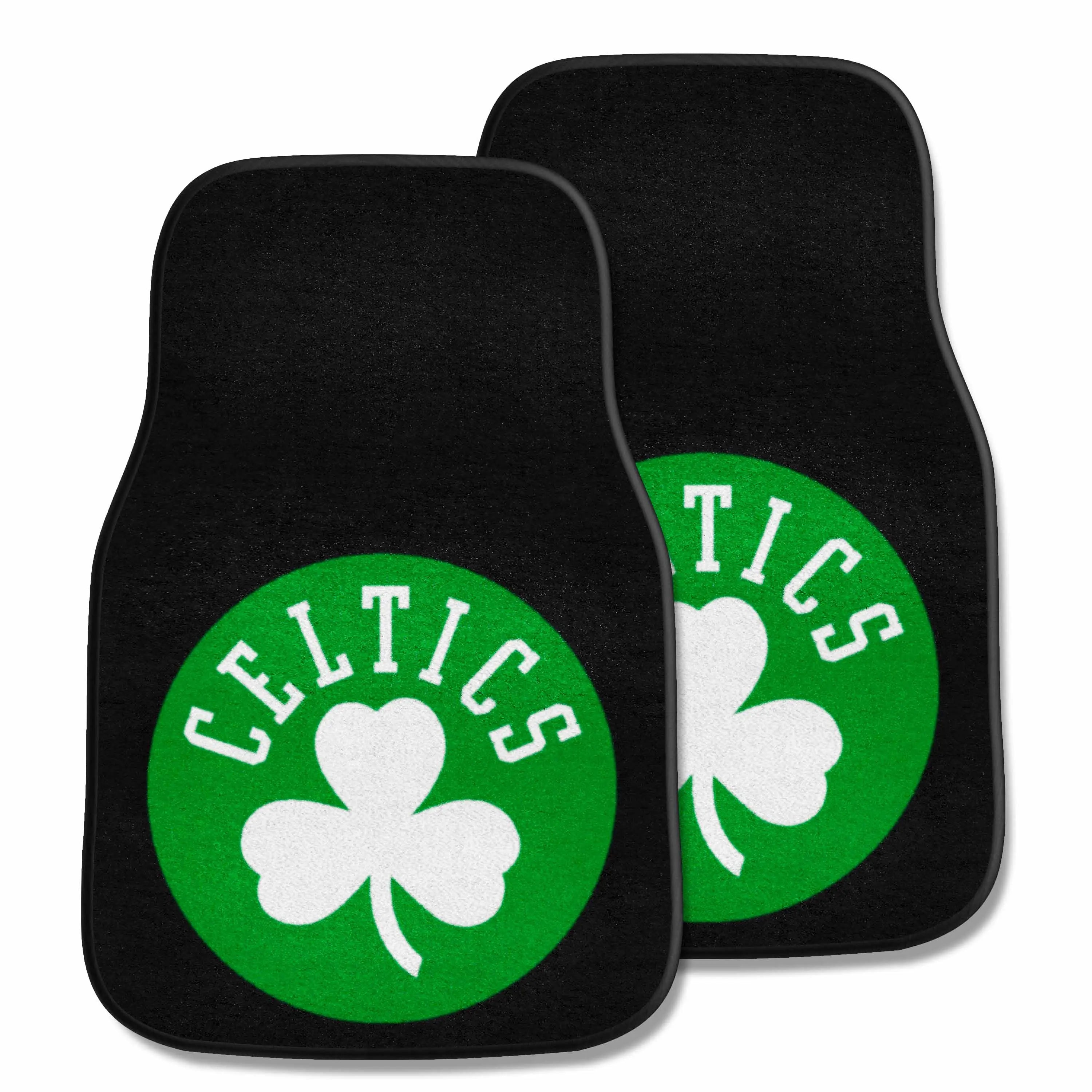 Fanmats Boston Celtics 2pc Carpet Car Mat Set - PinkPro Beauty Supply