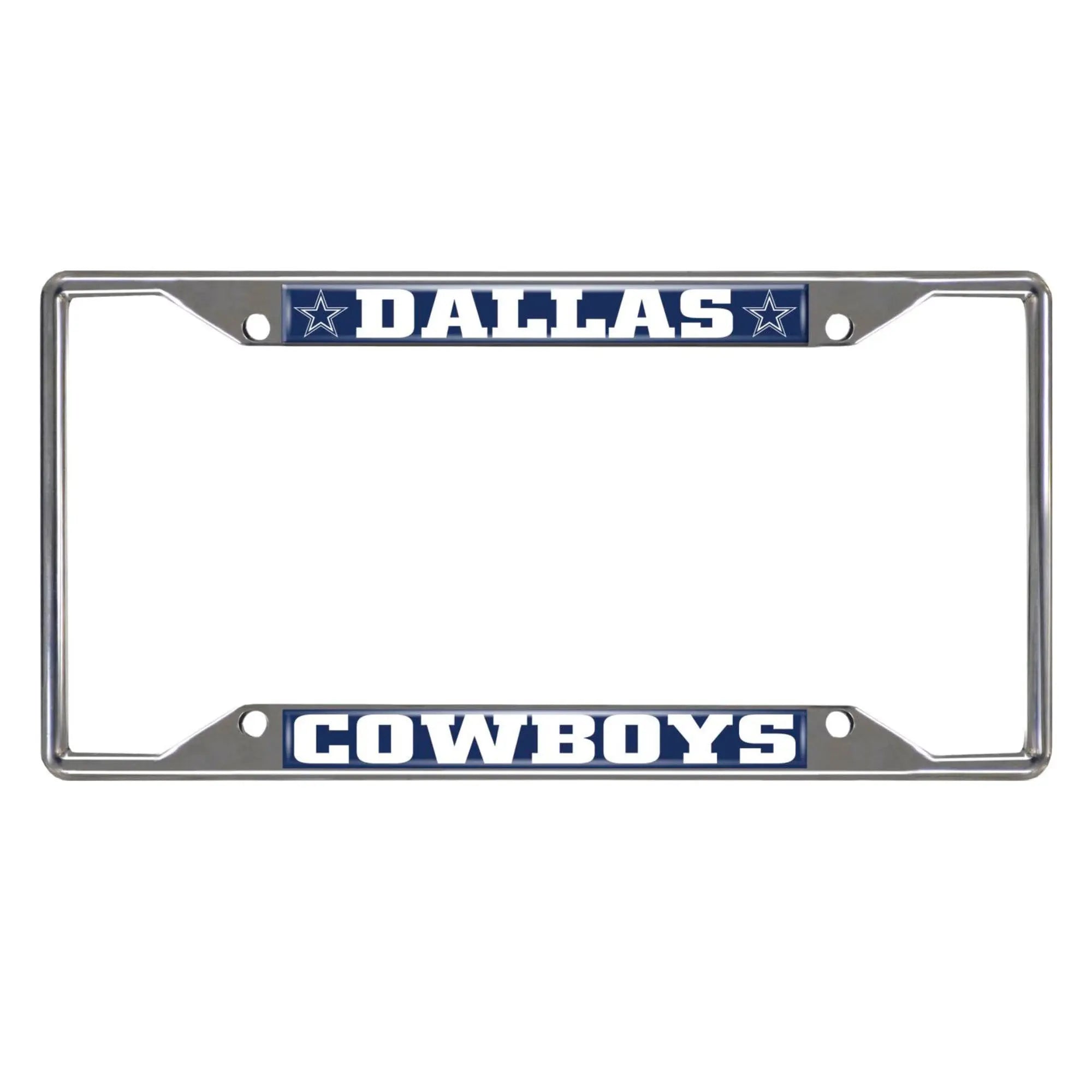 Fanmats Dallas Cowboys License Plate Frame - PinkPro Beauty Supply