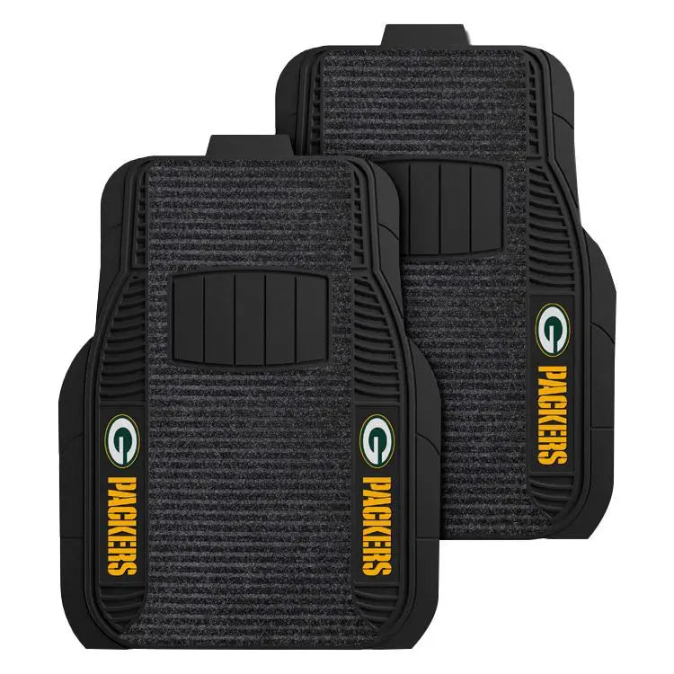 Fanmats Green Bay Packers 2pc Deluxe Car Mat Set - PinkPro Beauty ...