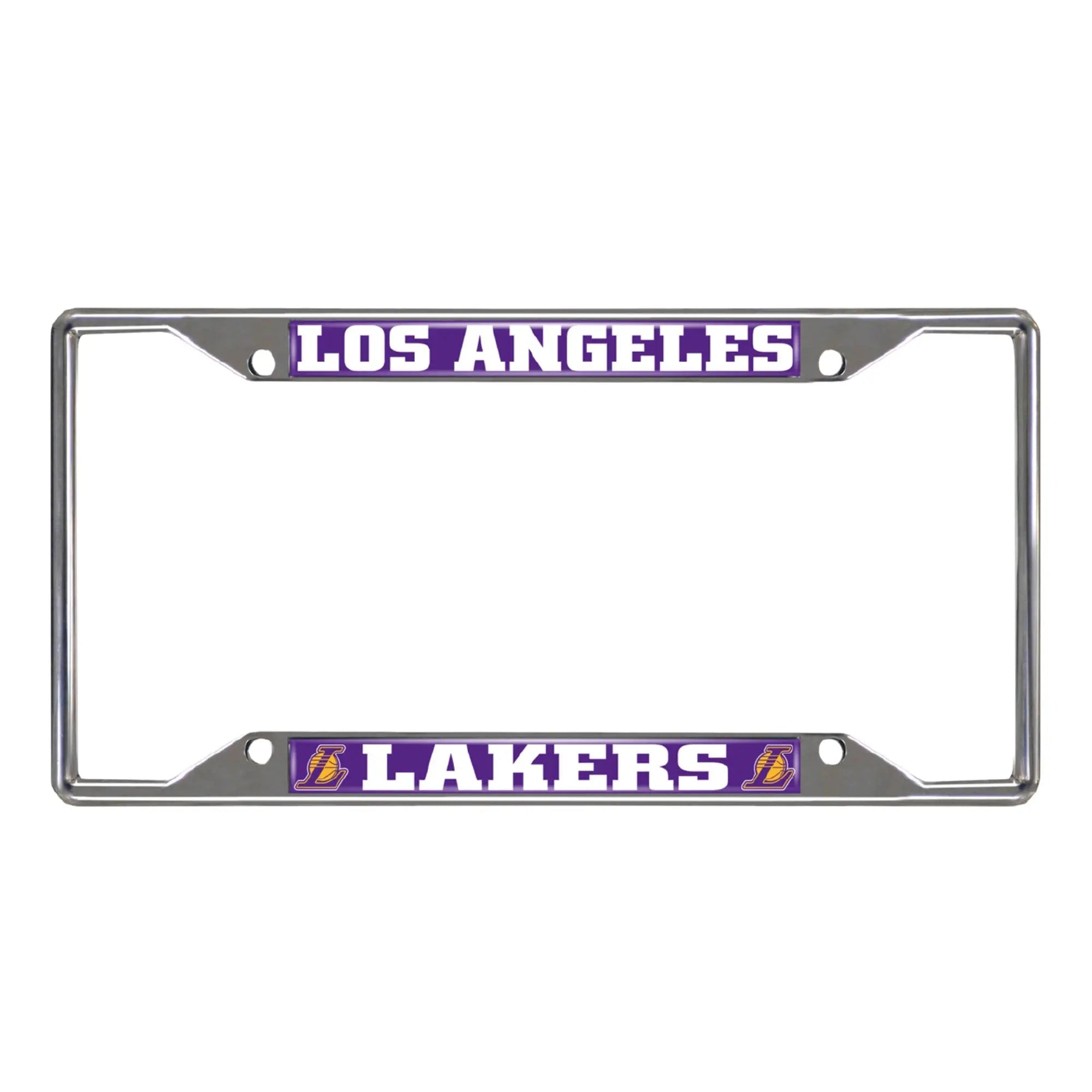 Fanmats Los Angeles Lakers License Plate Frame - PinkPro Beauty Supply