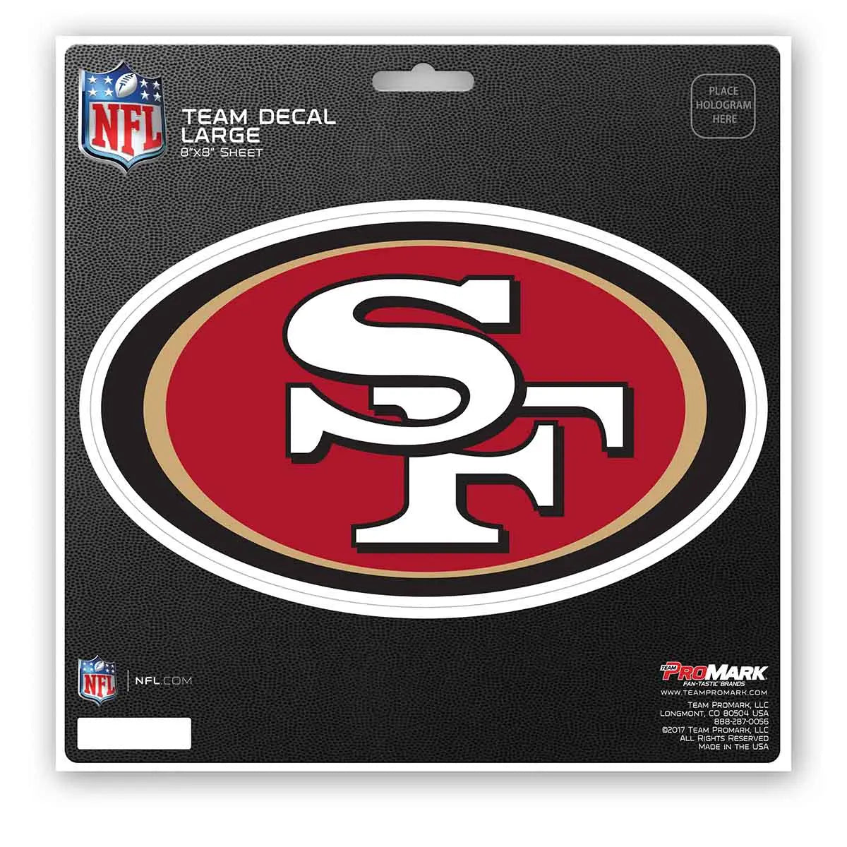 Fanmats San Francisco 49ers Large Decal - PinkPro Beauty Supply