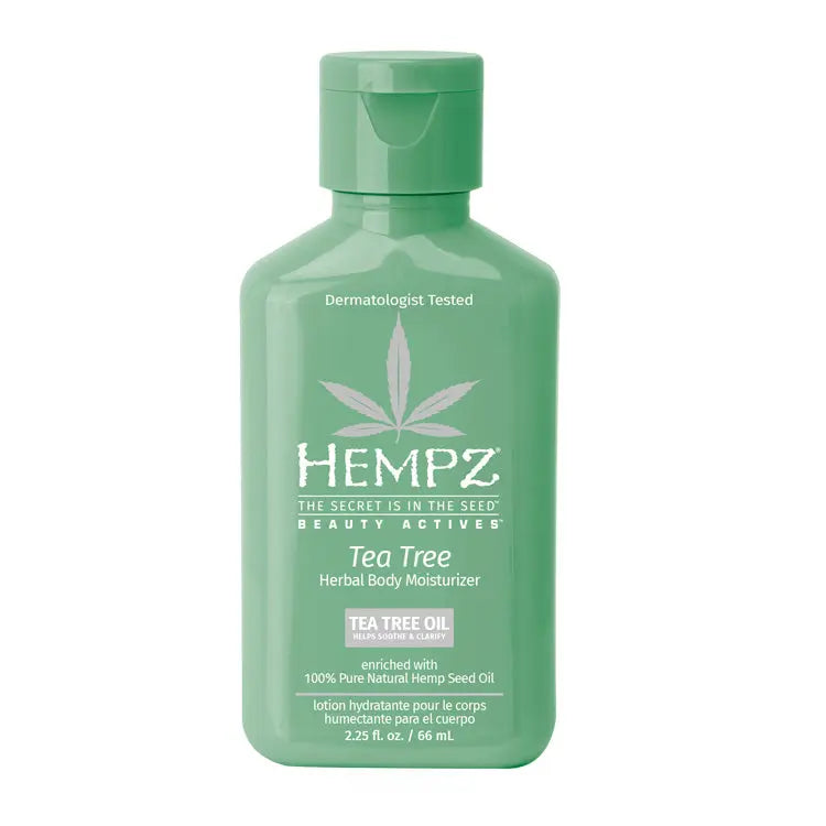 Hempz Mini Tea Tree Herbal Body Moisturizer 2.25 oz. - PinkPro Beauty ...