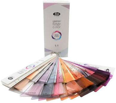 Lisap Lisaplex Filter Color Swatch Chart - PinkPro Beauty Supply
