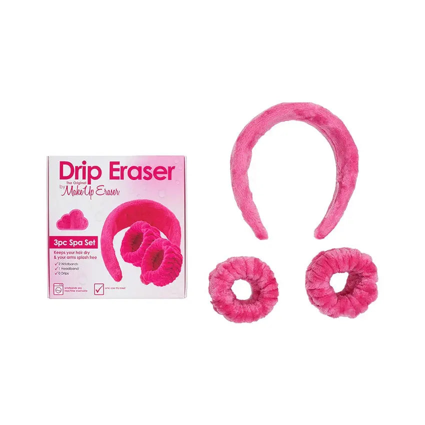 MakeUp Eraser Drip Eraser 3pc Spa Set - PinkPro Beauty Supply