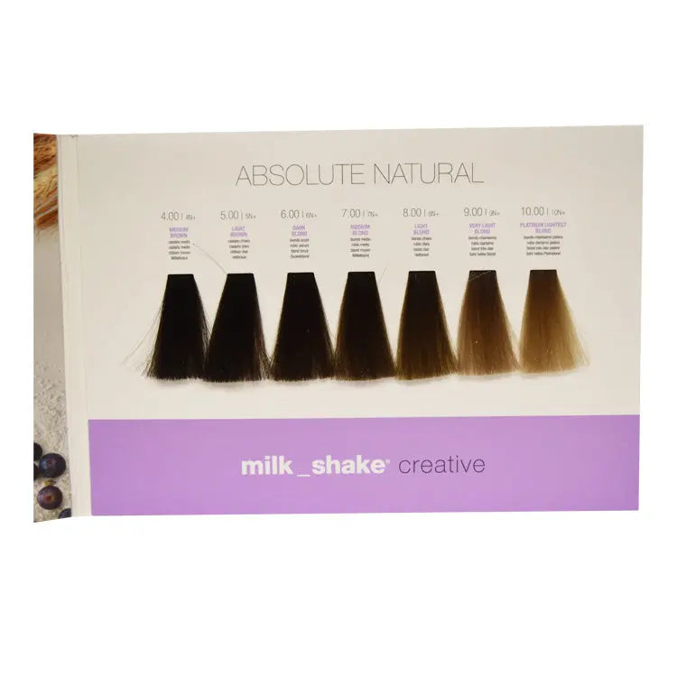 Milk_Shake Absolute Natural Swatch Chart - PinkPro Beauty Supply