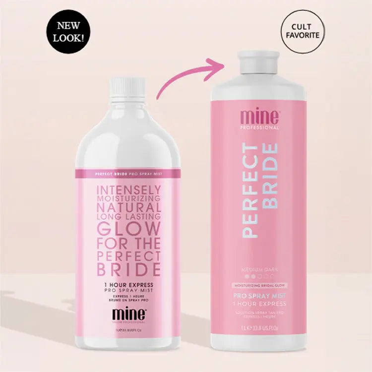 MineTan Perfect Bride Pro Spray Mist - 33.8 oz. - PinkPro Beauty ...