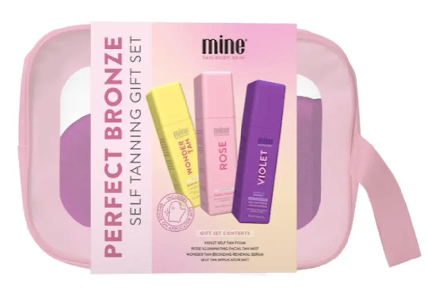 MineTan Perfect Bronze Self Tan Gift Set - PinkPro Beauty Supply