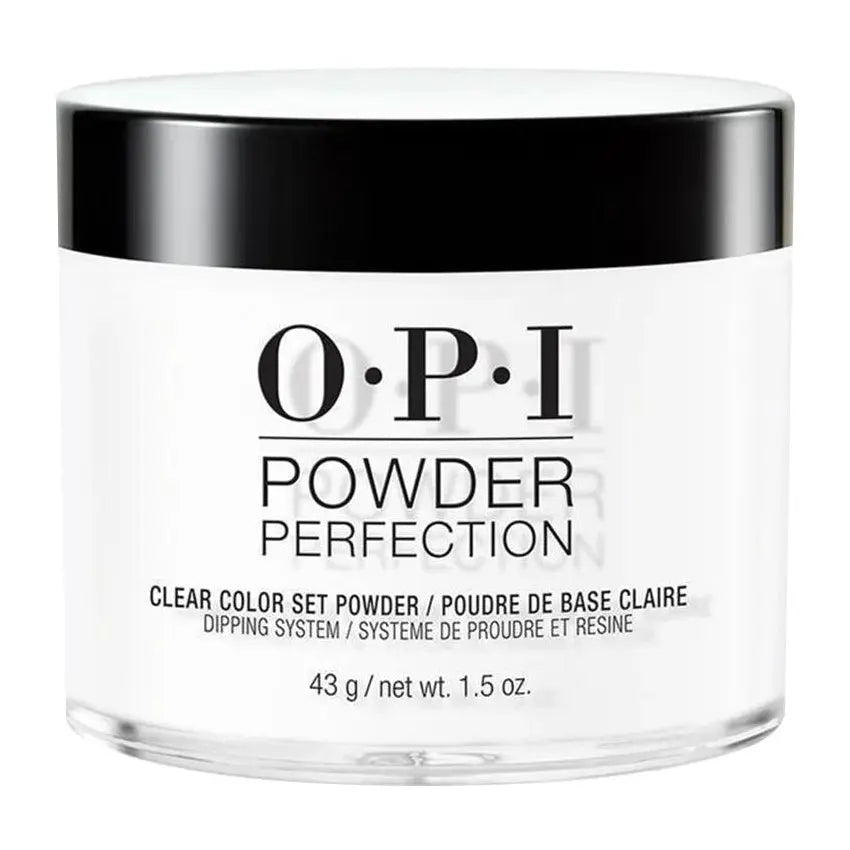OPI Powder Perfection Clear Color Set Powder - PinkPro Beauty Supply