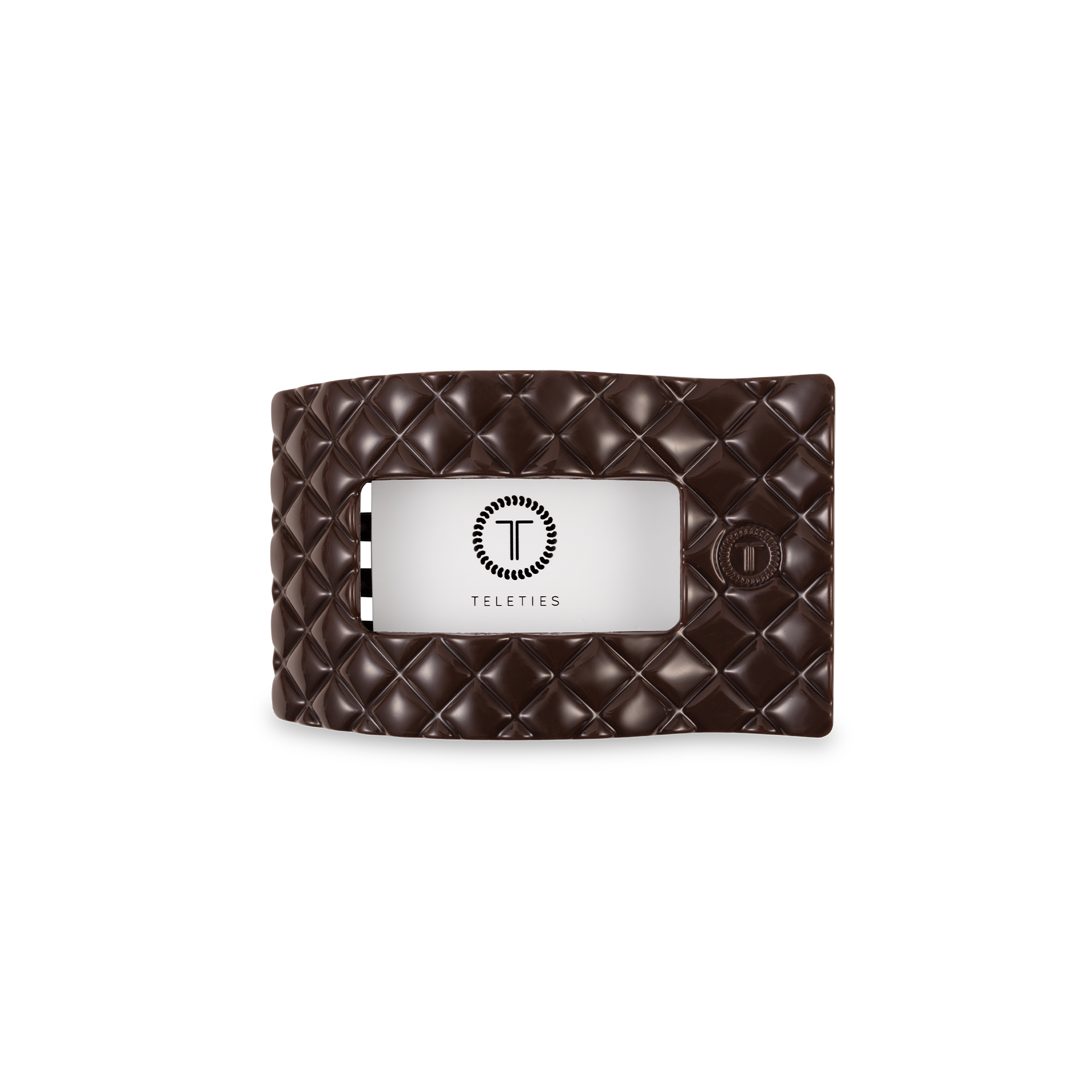 Teleties Flat Rectangle Clip Quilted Small - Truly Taupe – PinkPro ...