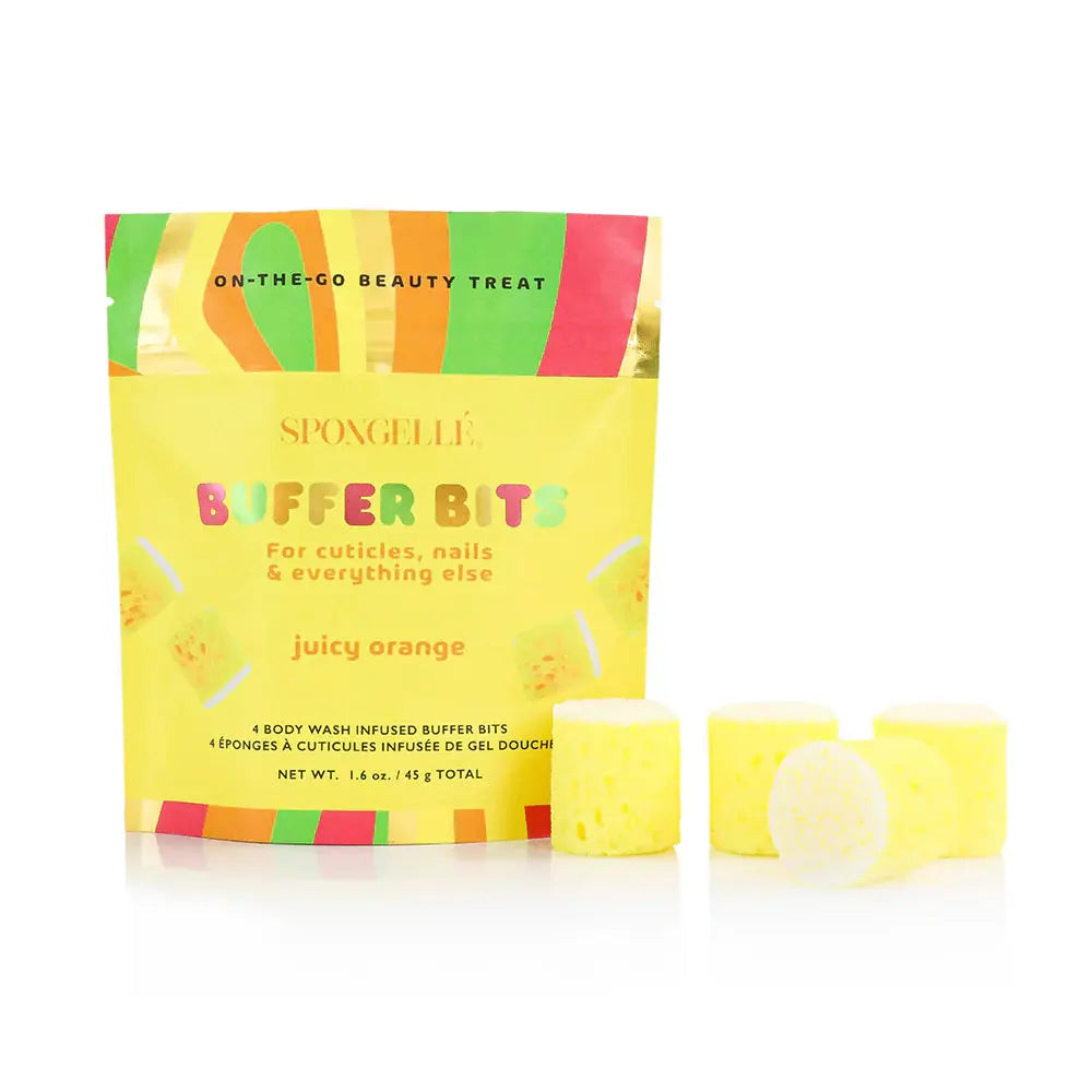 Spongelle Pedipop Juicy Orange Buffer Bits - PinkPro Beauty Supply