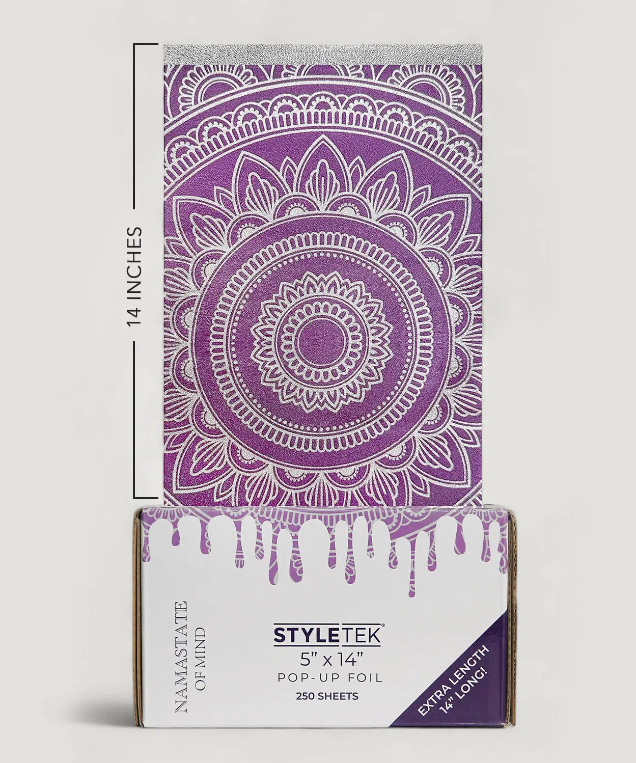 StyleTek 5x11 Pop-Up Foil Sheets Big Apple Red - PinkPro Beauty Supply