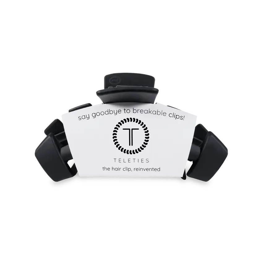 Teleties Classic Midnight Matte Hair Clip - PinkPro Beauty Supply
