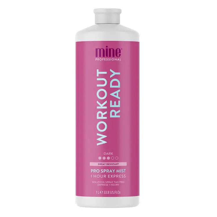 MineTan Workout Ready Pro Spray Mist - PinkPro Beauty Supply
