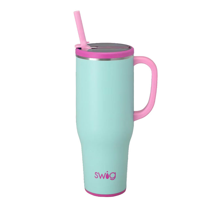 Swig Life Mega Mug Leakproof 40 oz. Arctic - PinkPro Beauty Supply