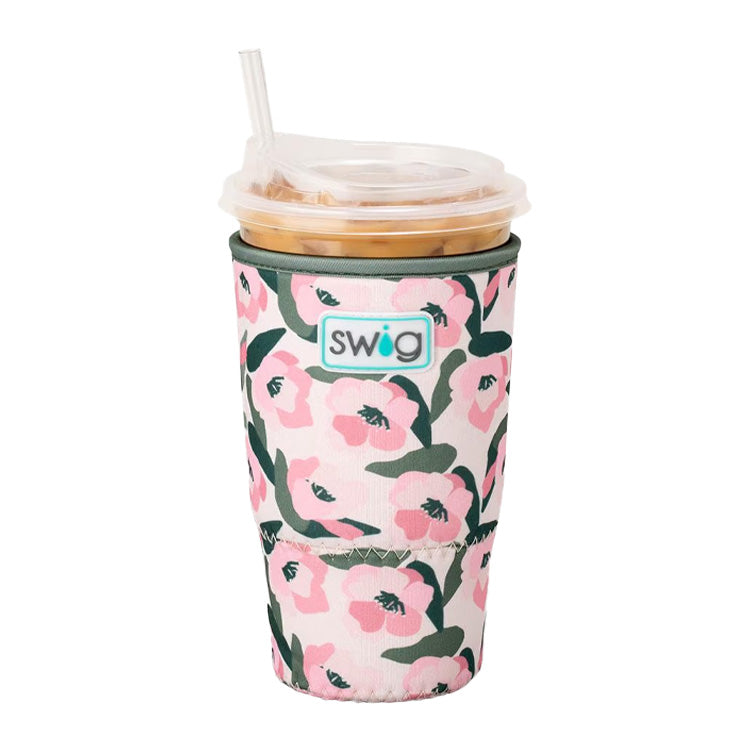 Swig Life Large Iced Cup Coolie - Sweet Pea - PinkPro Beauty Supply