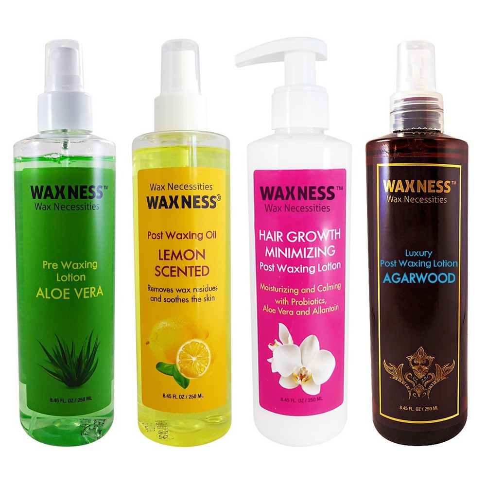 Waxness Pre/Post Waxing Assortment Set - 4 Pack - PinkPro Beauty ...