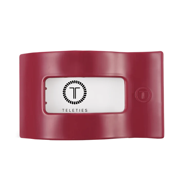 Teleties Flat Rectangle Clip Large - Wild Side - PinkPro Beauty Supply